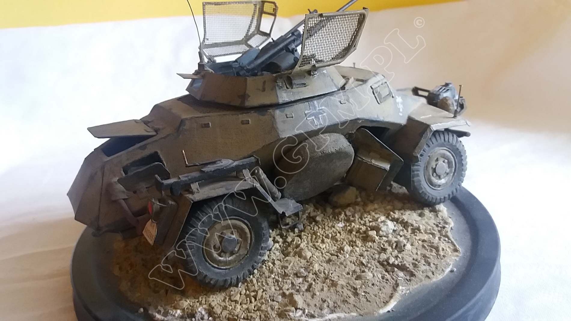 Sd.Kfz 222 samochód opancerzony.